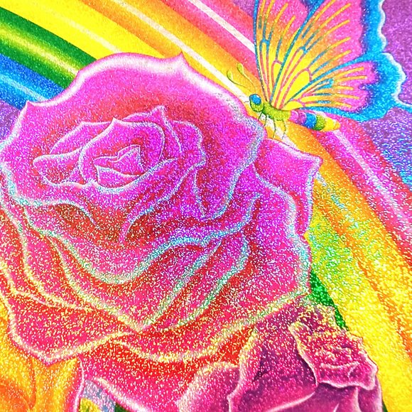 Lisa Frank | Other | New Lisa Frank Rose Butterfly Prismatic 2 Pocket ...
